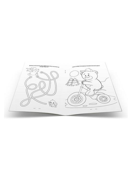 Carte de colorat cu activități. Animale de la Zoo (3-5 ani) - *** - 978 ...