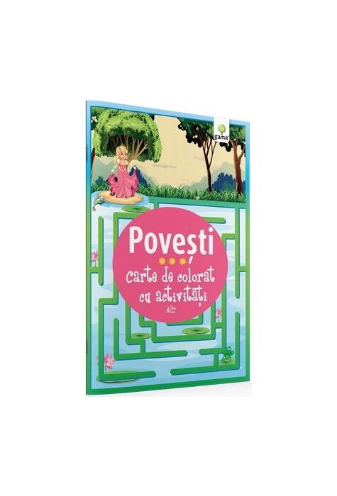 Carte de colorat cu activități. Povești (3-5 ani) - *** - Cartepedia