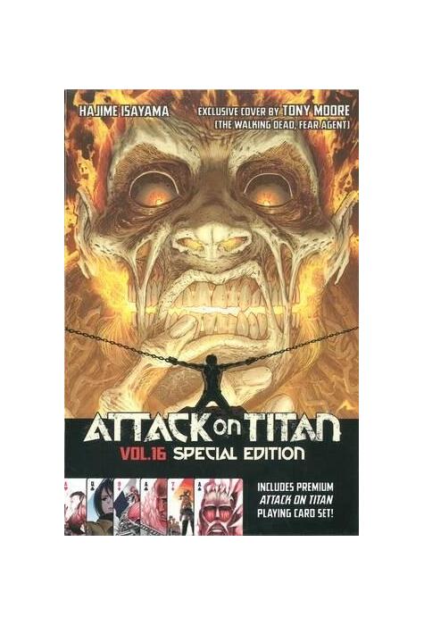 Attack on Titan Vol. 16 - Special Edition with Playing Cards - Hajime ...