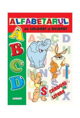 Alfabetarul de colorat și decupat - *** - Cartepedia