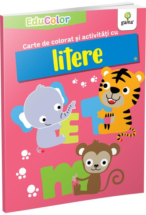 Carte de colorat și activități cu litere. EduColor - *** - Cartepedia