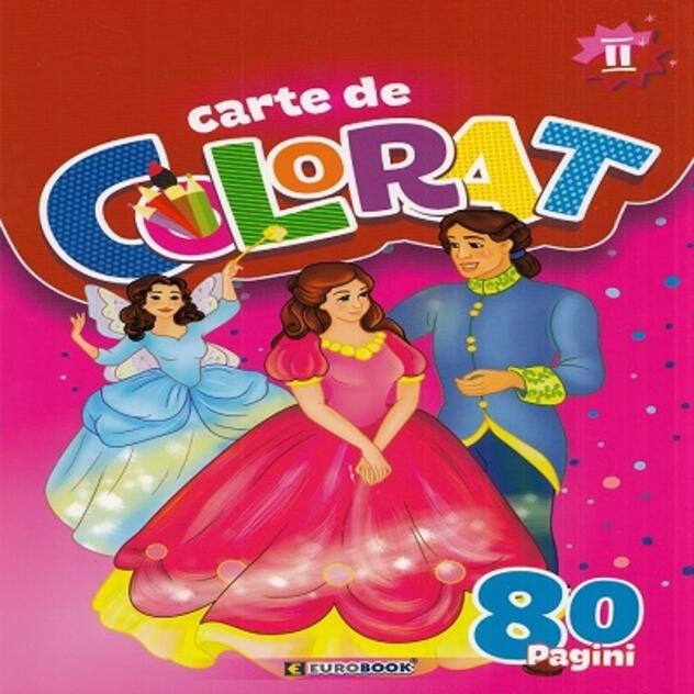 Carte de colorat 80 pentru fetițe (vol. 2) - Cartepedia