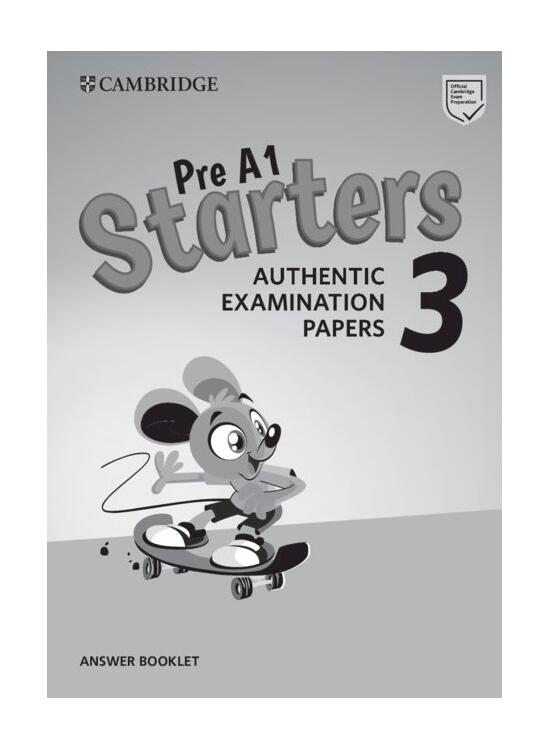 Pre A1 Starters 3, Answer Booklet for Revised Exam from 2018 - Cartepedia