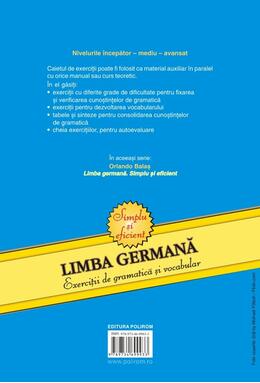 Limba germană. Exerciții de gramatică și vocabular - Orlando Balaş ...