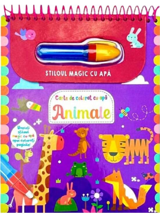 Animale - Stiloul magic cu apă - Cartepedia