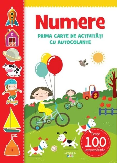 Numere. Prima carte de activități cu autocolante - *** - Cartepedia