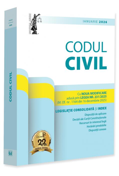 Codul civil: ianuarie 2026 - Dan Lupaşcu - Cartepedia